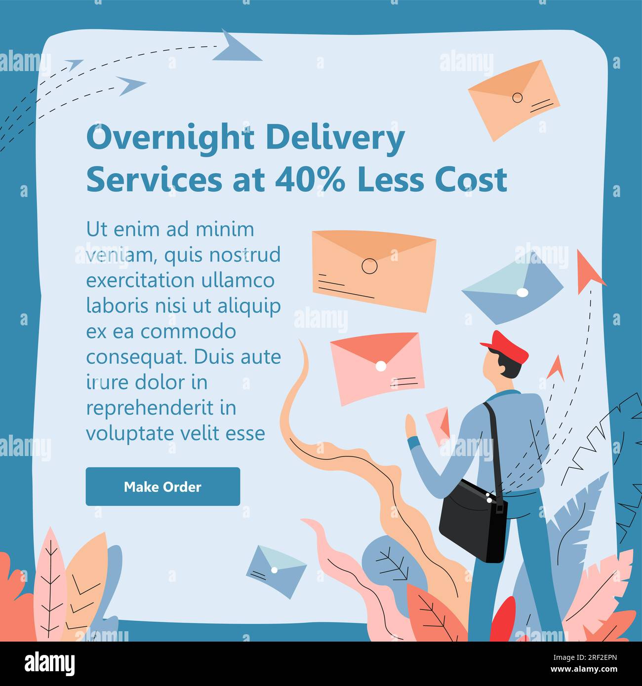 Delivery reliability Stock Vector Images - Alamy