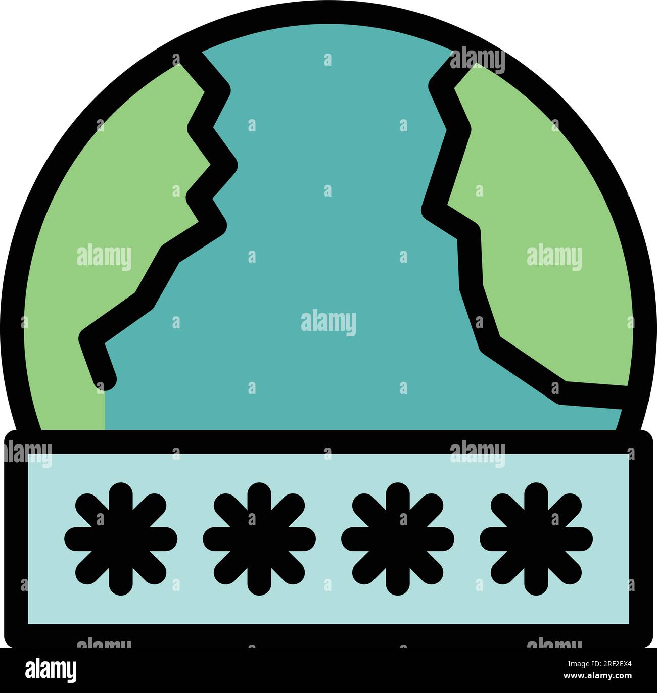 Global login icon outline vector. User online. Order form color flat ...