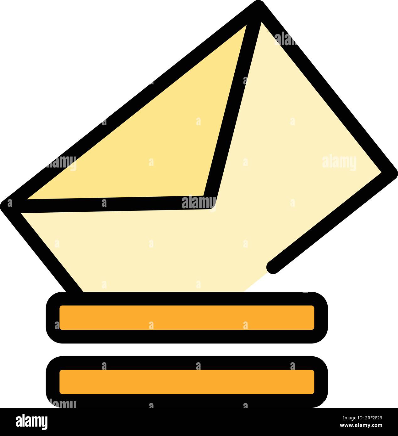 New mail login icon outline vector. Web form. Register user color flat ...