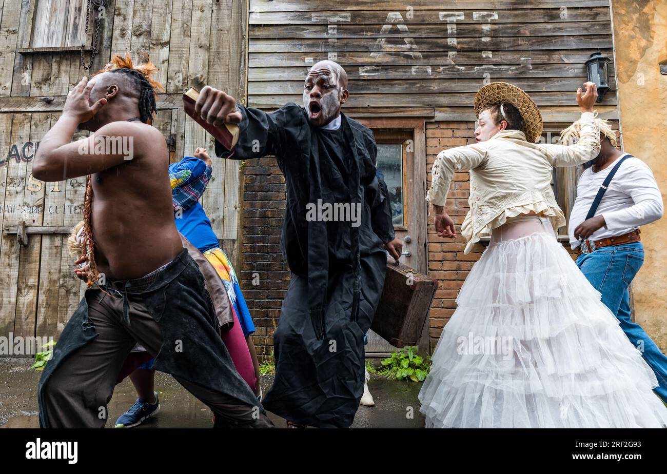 Edinburgh, Scotland, UK, 31 July 2023. Edinburgh Festival Fringe Dark ...