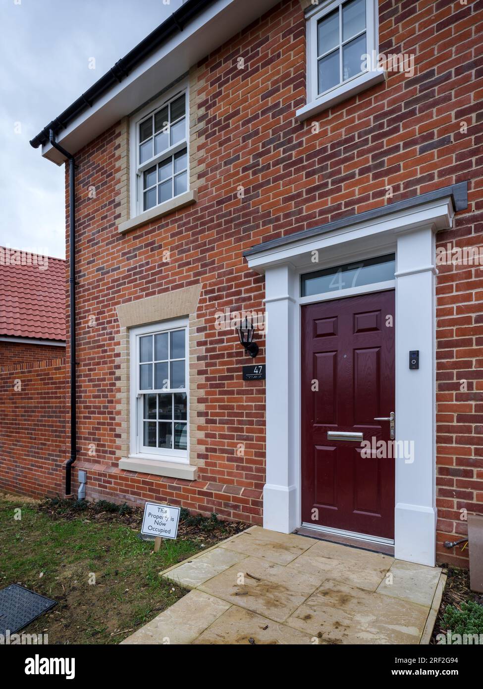 Brand new modern brick built home constructed in traditional style on ...