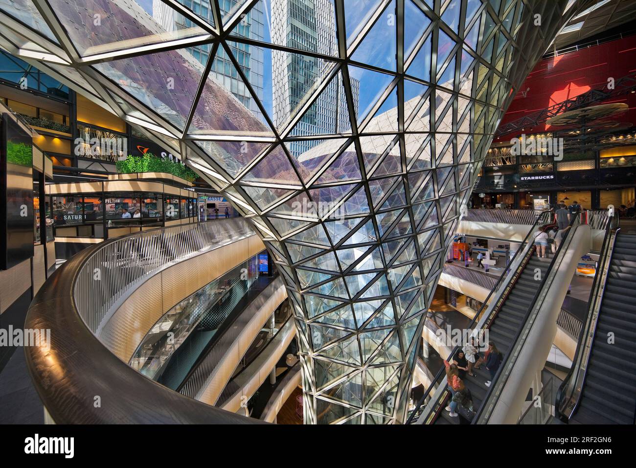 Myzeil shopping center palais quartier hi-res stock photography and ...