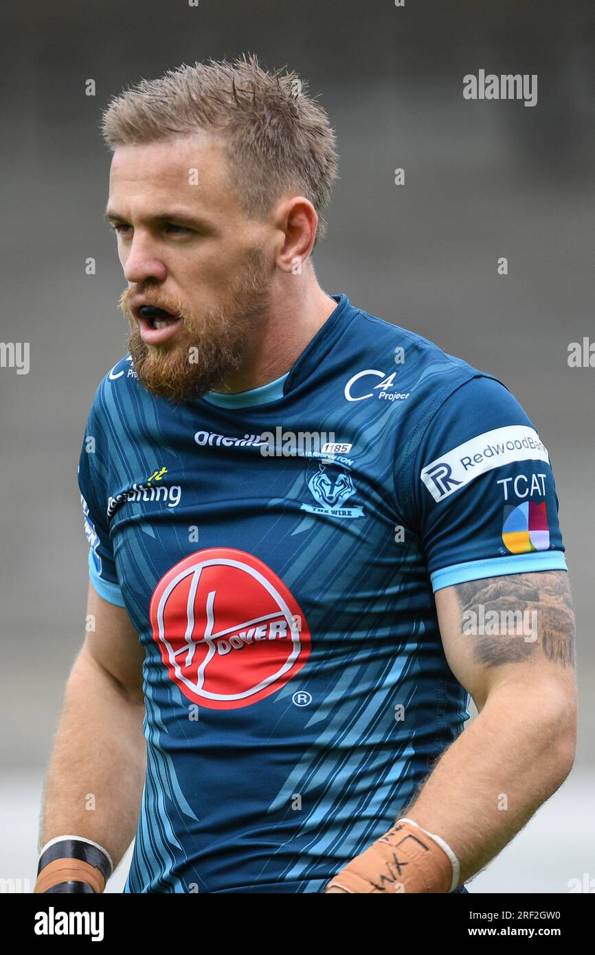 Wakefield, England - 30th July 2023 Matt Duffy of Warrington Wolves ...