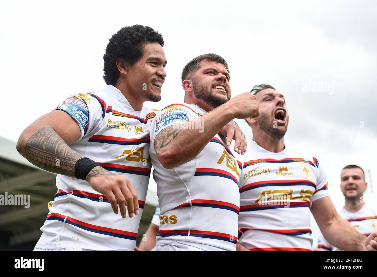 Wakefield, England - 30th July 2023 Wakefield Trinity's Liam Hood ...