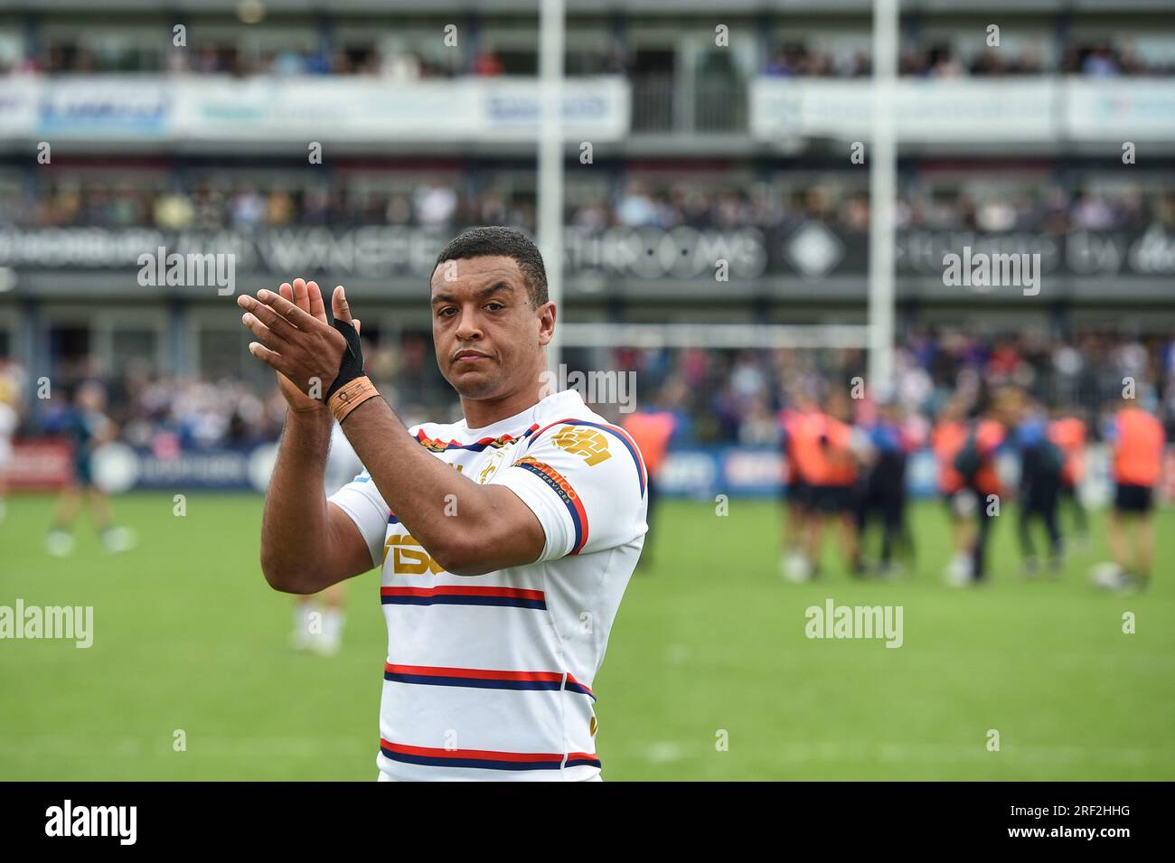 Wakefield, England - 30th July 2023 Wakefield Trinity's Reece Lyne ...