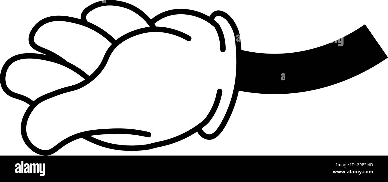 Hand gesture, asking or giving arm sign vector Stock Vector Image & Art ...