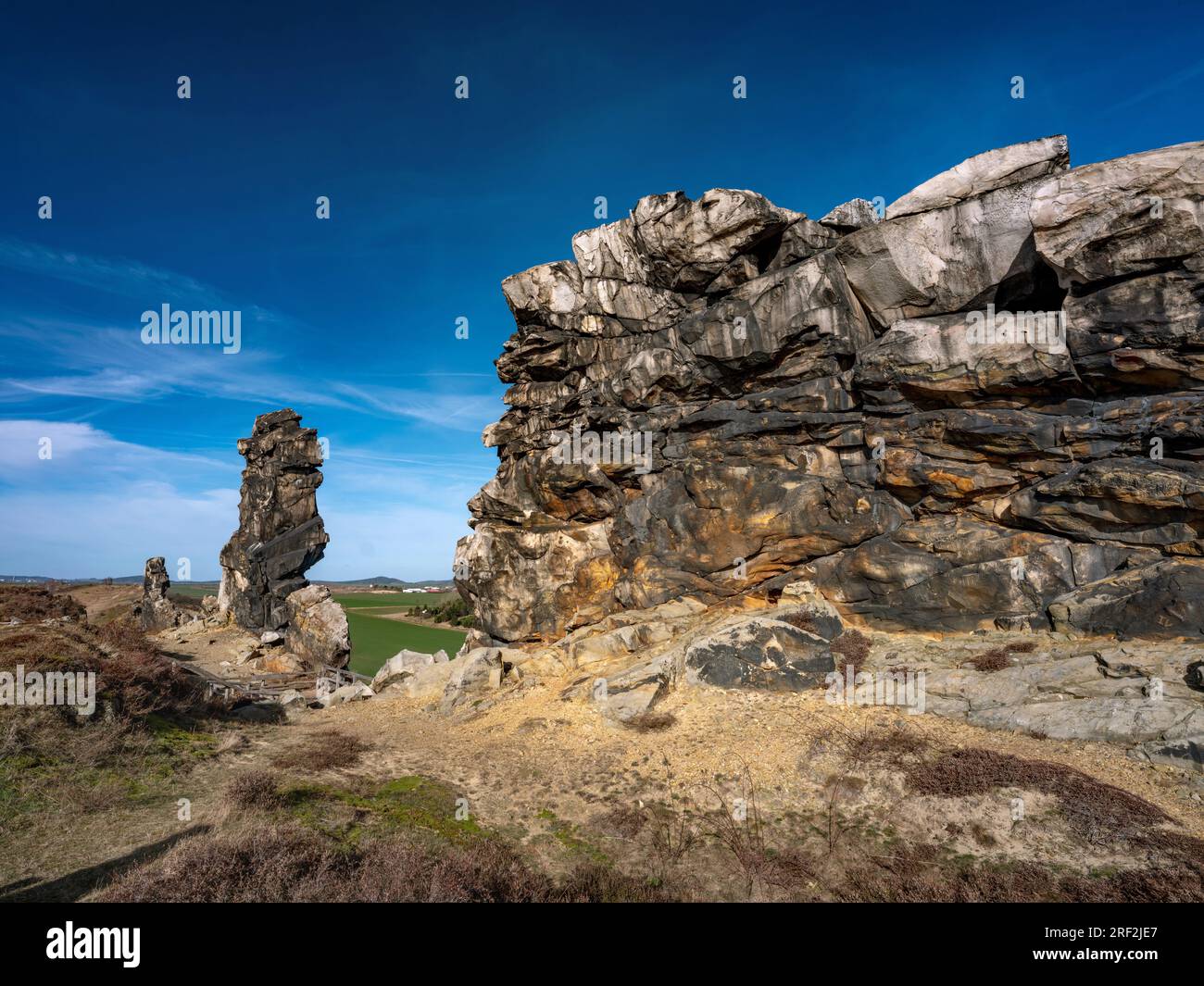 Devil, Eagle Rocks and Grandmother of the Koenigstein Rock Formation in ...