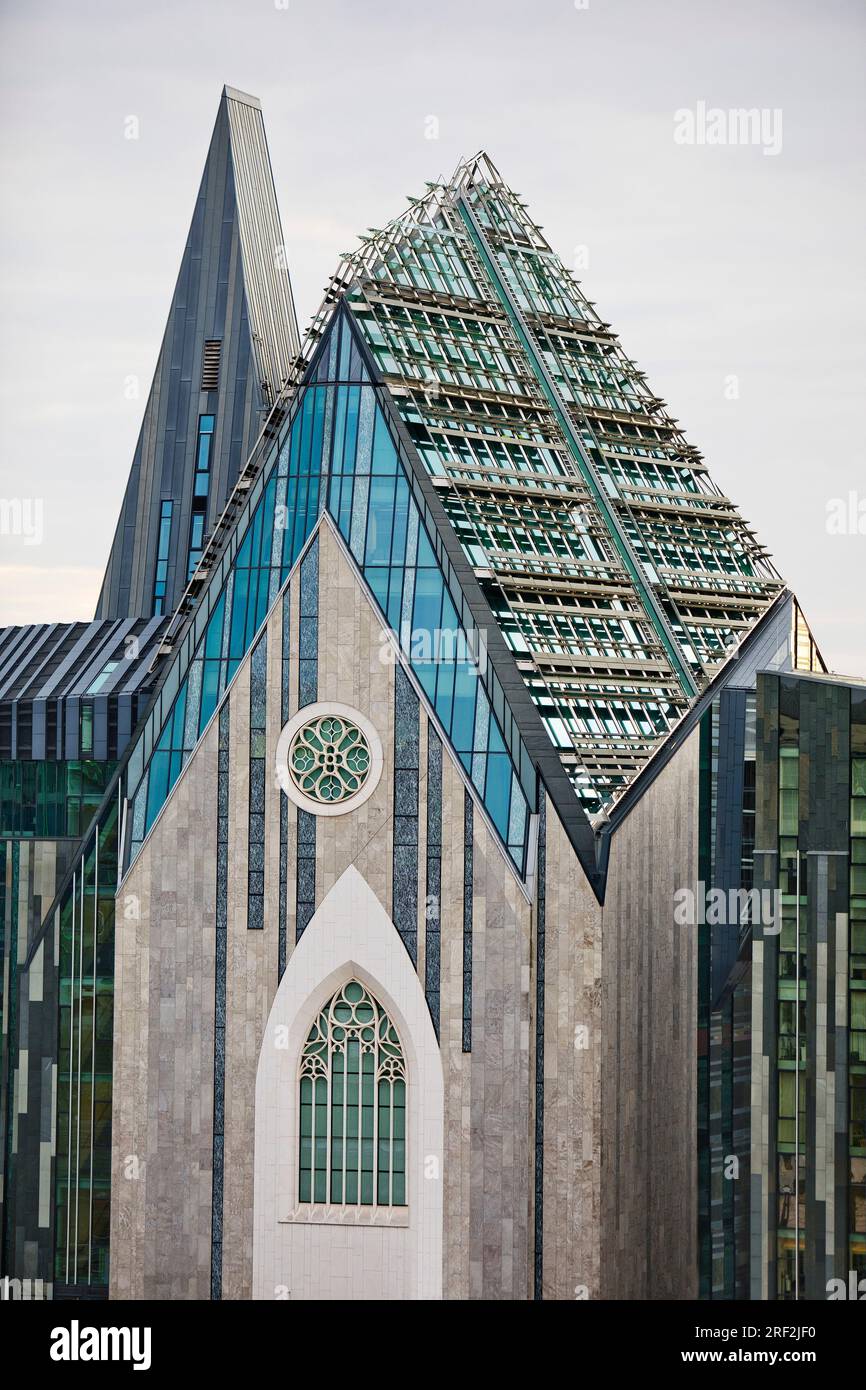 new Augusteum, main building of the University of Leipzig, Germany ...