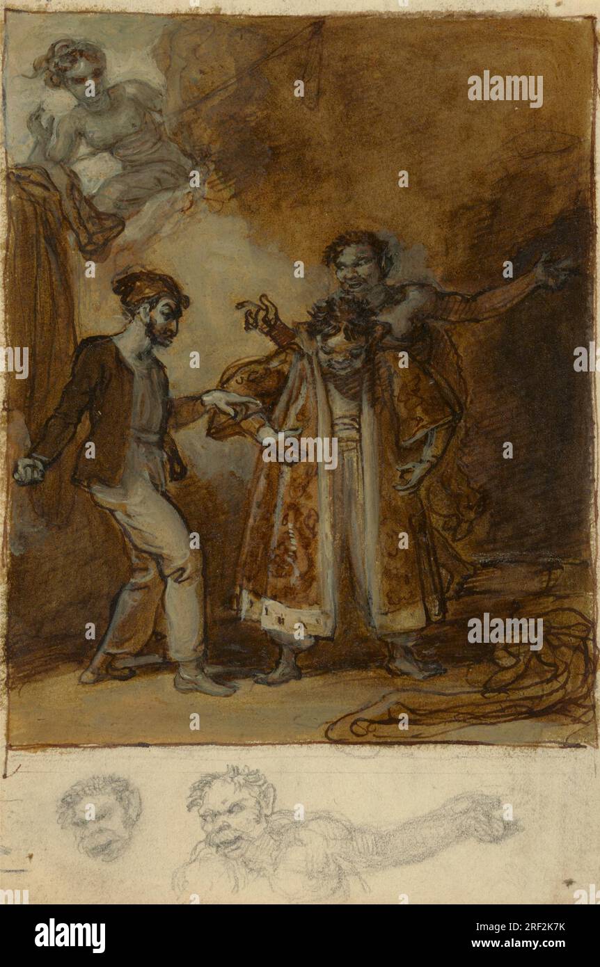 Stephano, Trinculo and Caliban with Prospero's Magic Wardrobe 1821 by ...