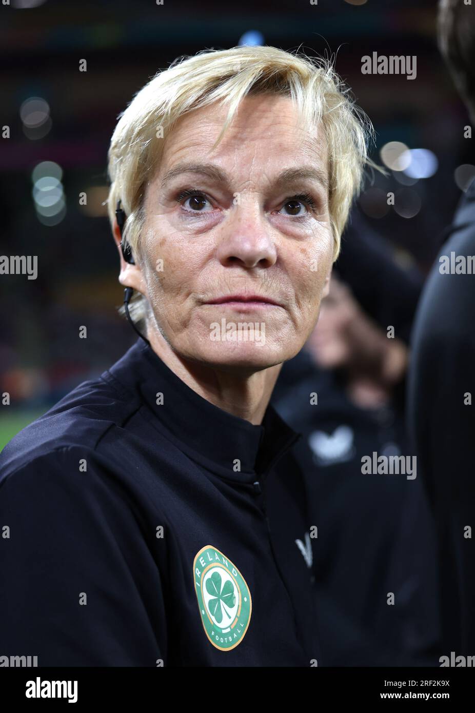 Republic of Ireland had coach Vera Pauw during the FIFA Women's World Cup 2023, Group B match at ...