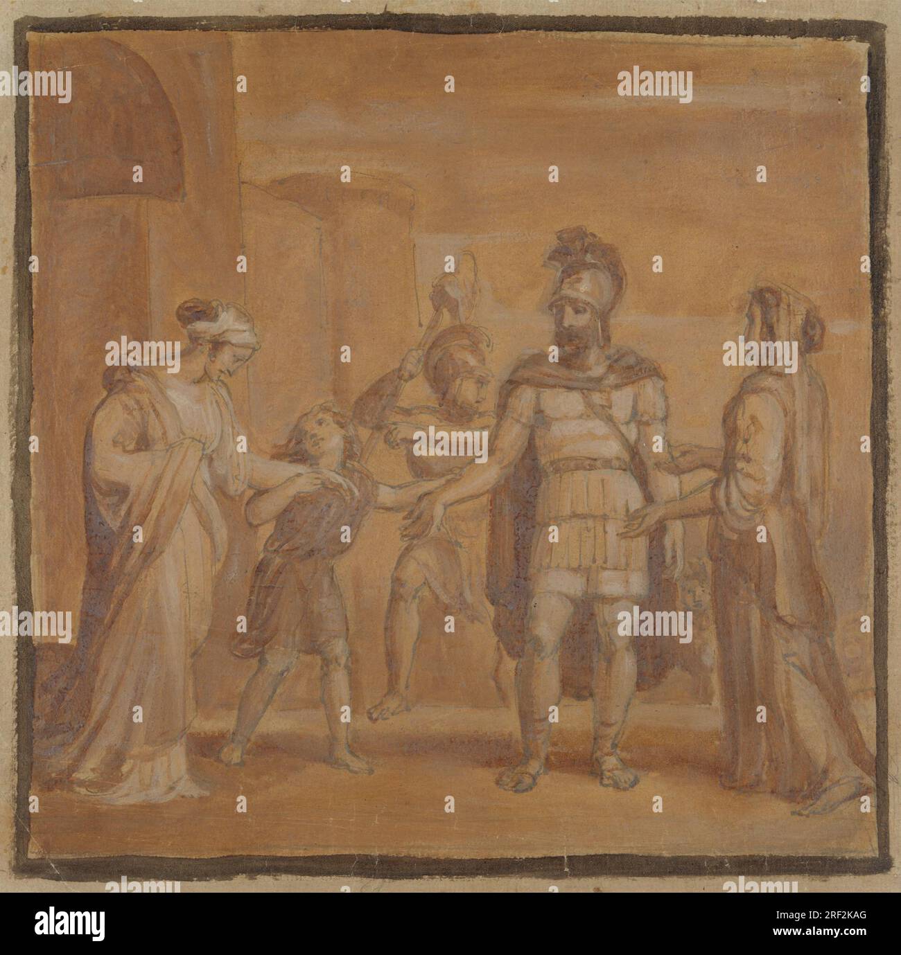 Virgilia and Volumnia Plead with Coriolanus circa 1795 by Robert Smirke ...