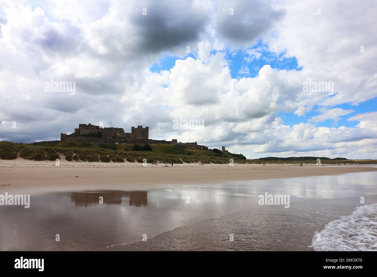 Bamburgh castle is one of the largest inhabited castles in hi-res stock ...