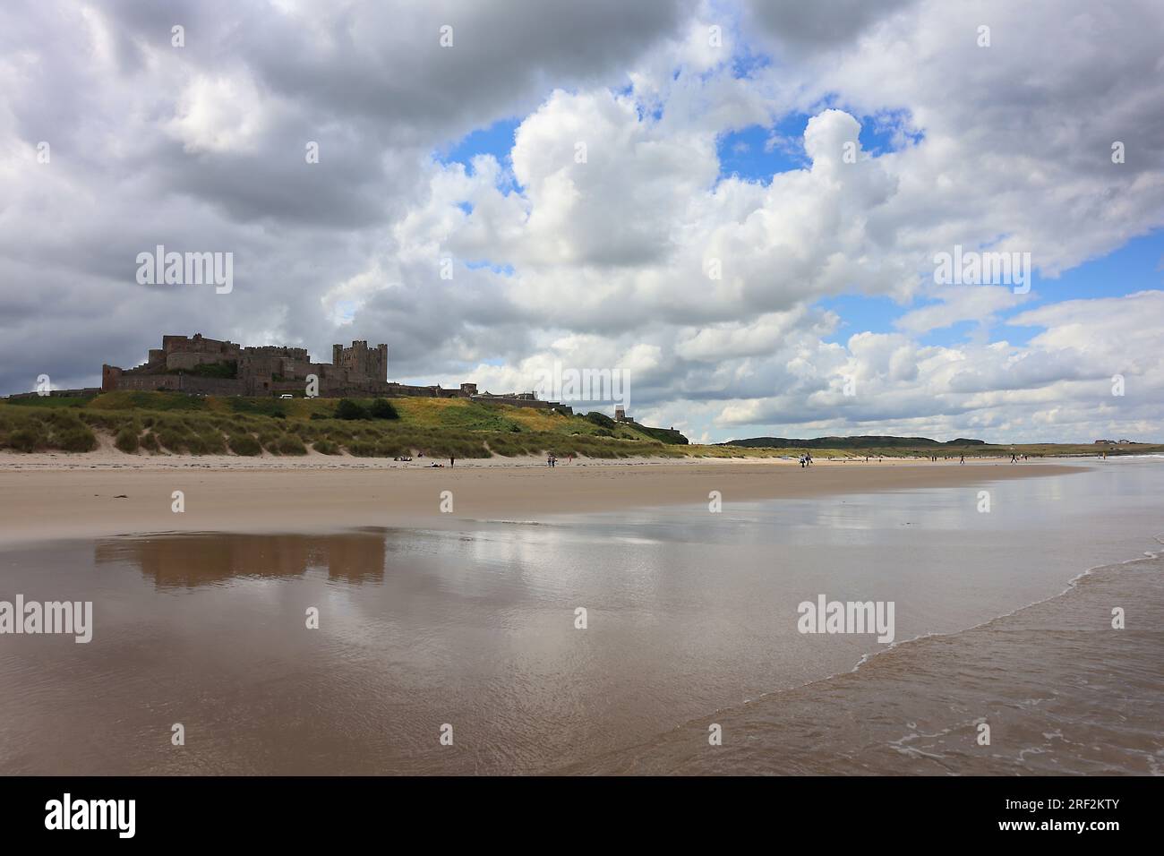 Bamburgh castle is one of the largest inhabited castles in hi-res stock ...