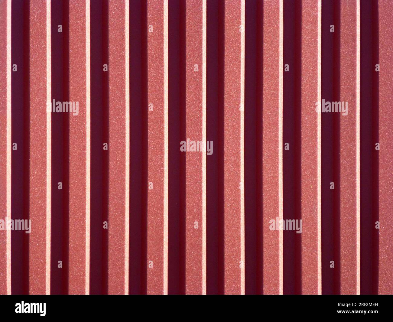 New red roofing from stainless metal plate from corrugated iron Stock ...