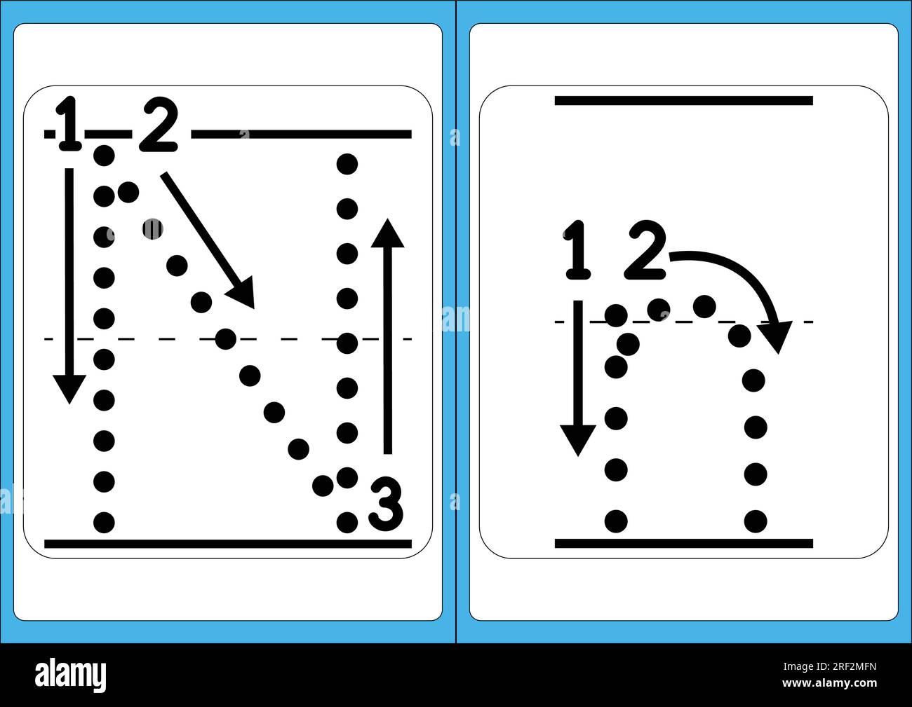 Preschool worksheet activity tracing Stock Vector Images - Alamy