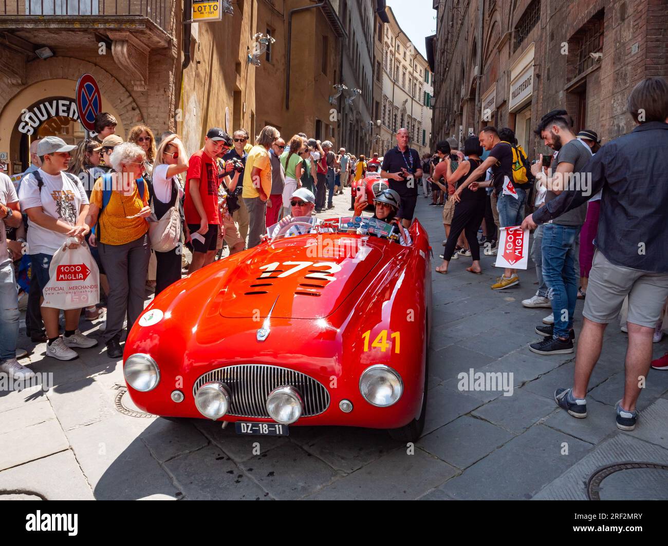 1947 CISITALIA 202 S MM SPIDER, Mille Miglia 2023, day3 at Siena Stock ...