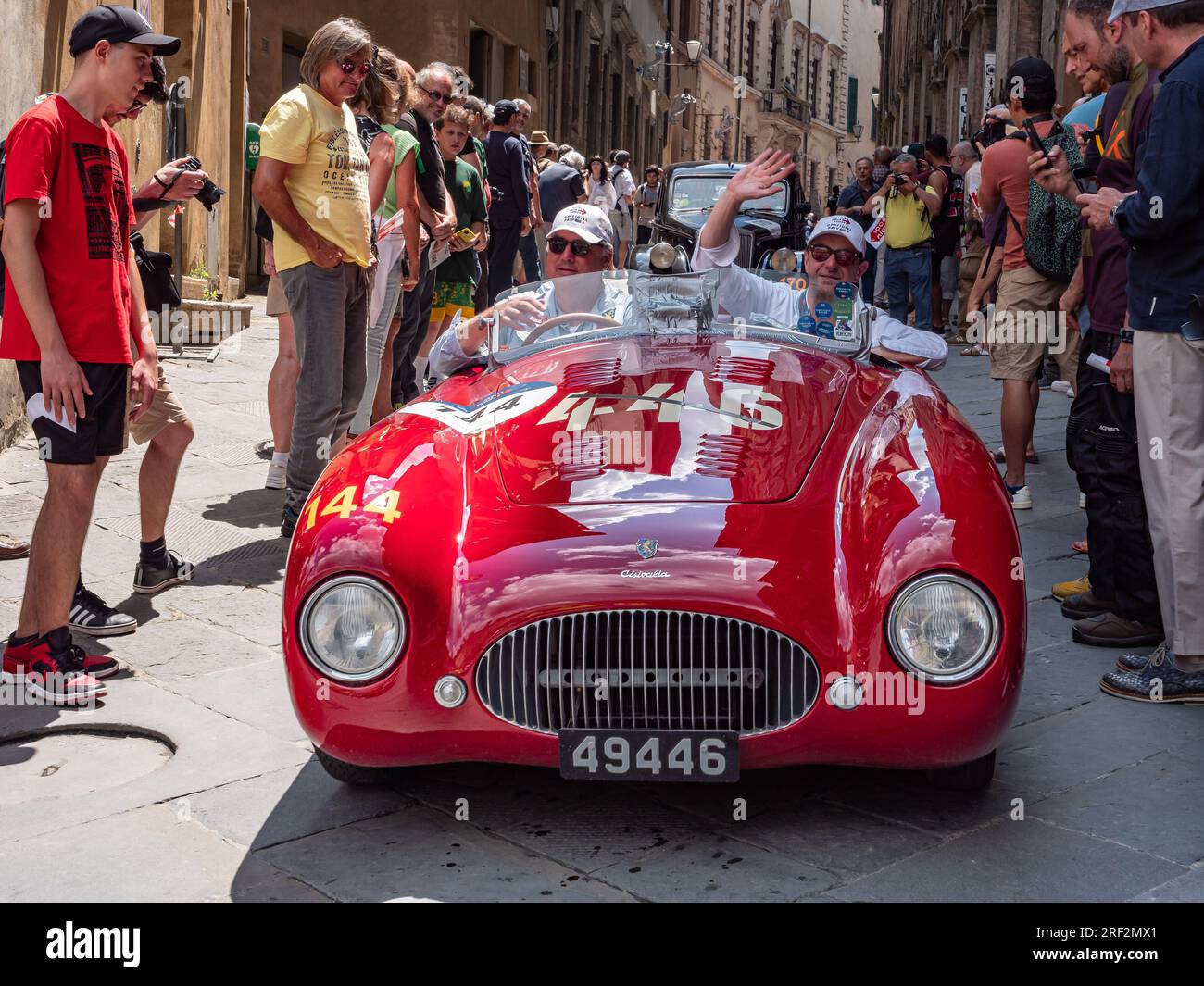 1947 CISITALIA 202 S MM SPIDER, Mille Miglia 2023, day3 at Siena Stock ...