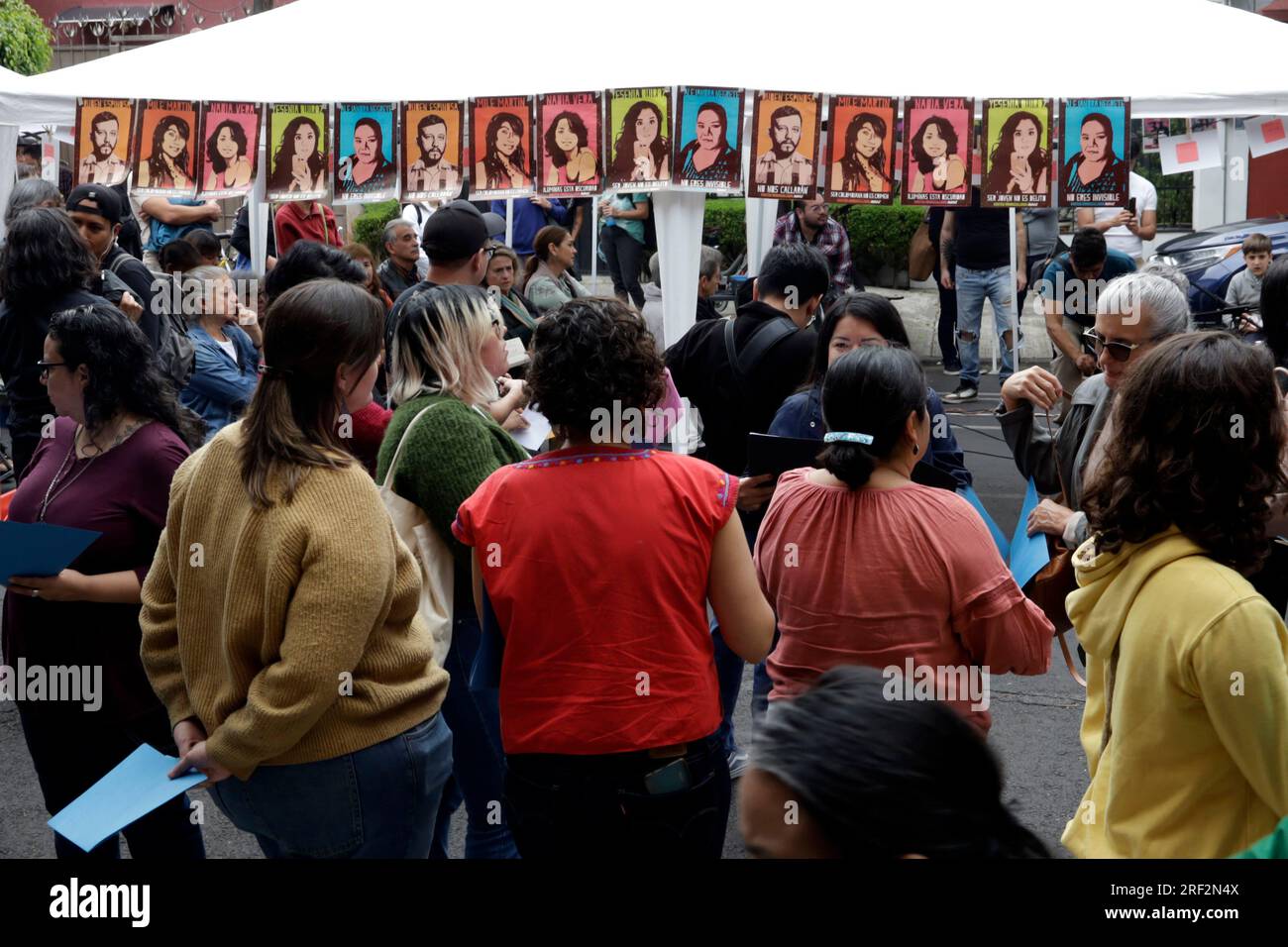 Non Exclusive: July 30, 2023, Mexico City, Mexico: Family members ...