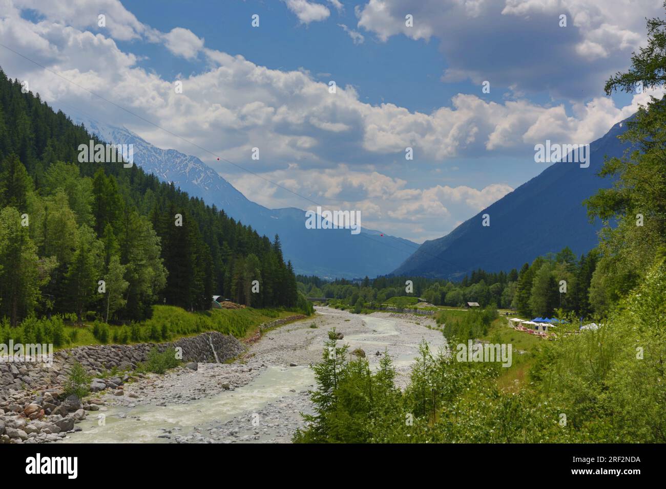 France, Chamonix : L'Arve Stock Photo - Alamy