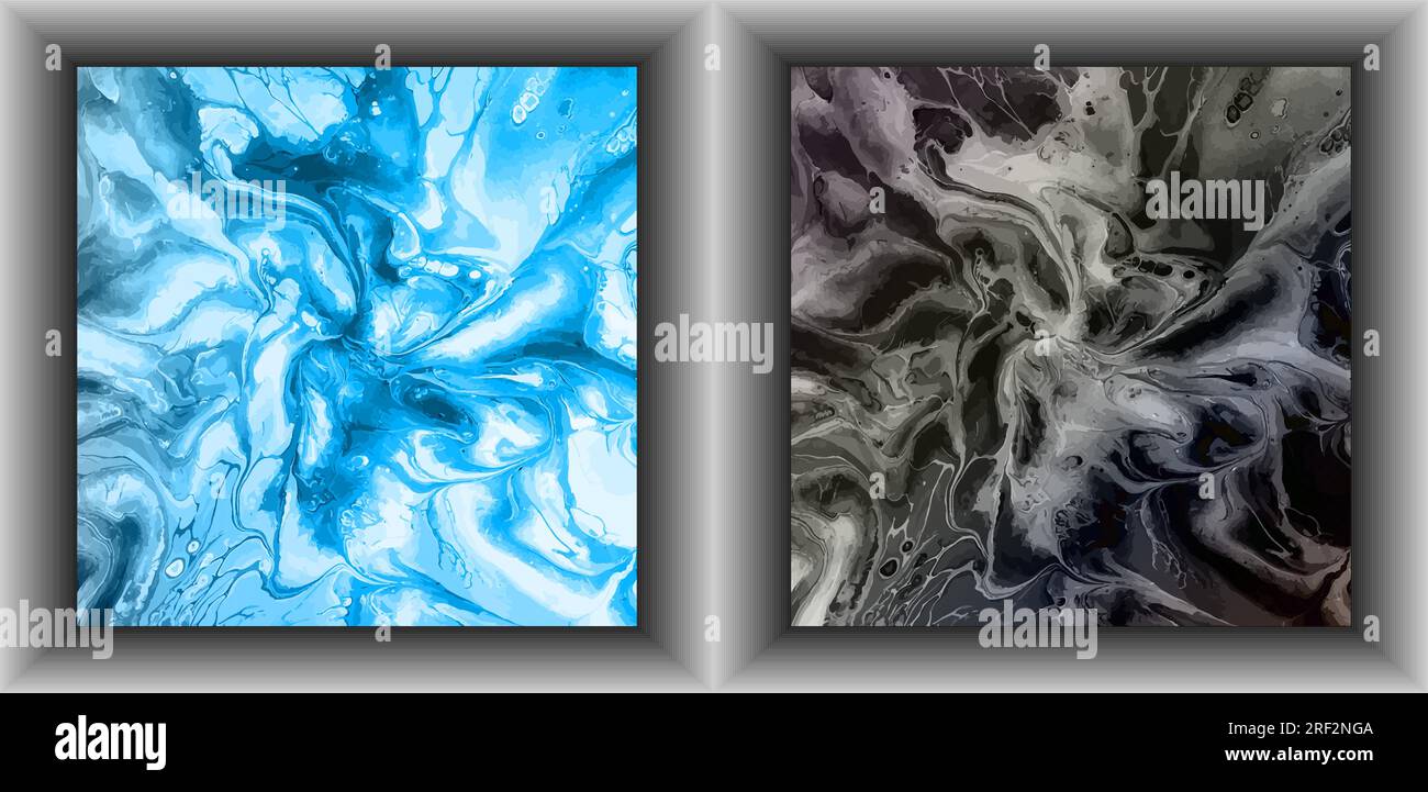 Colorful background with the effect of spreading liquid. Liquid art for ...