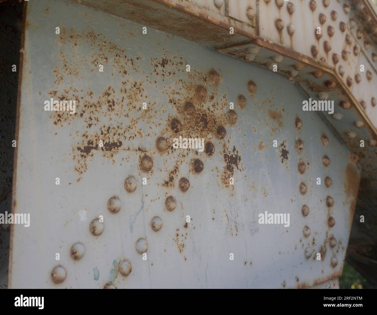 Steel girders of an old bridge in Great Barrington, Massachusetts Stock ...