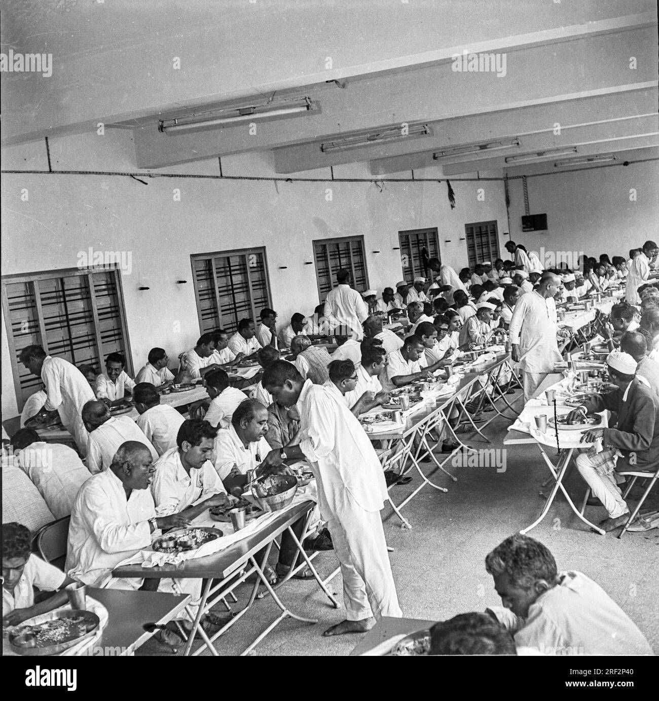 old vintage 1900s black and white picture of Indian wedding reception ...
