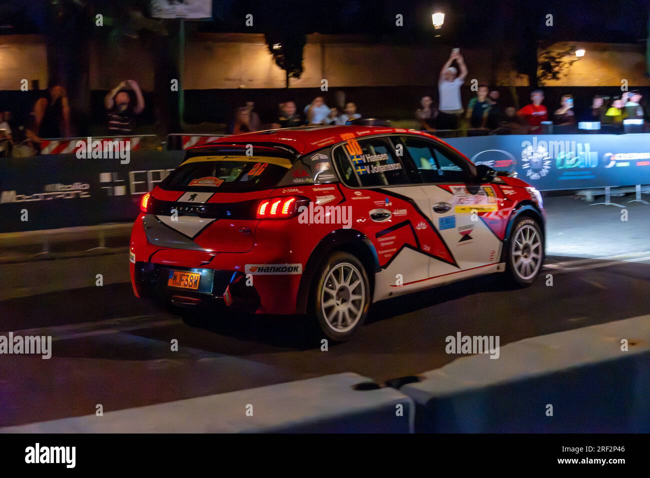 fia european rally championship rally della capitale Stock Photo - Alamy