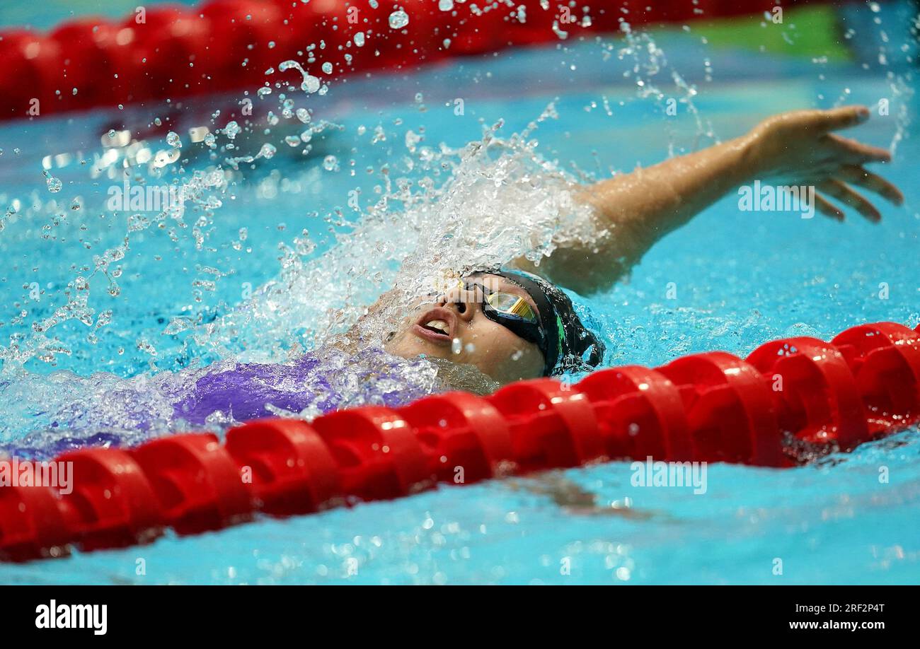 Great Britain's Grace Harvey in action during the Women's 100m S6 ...