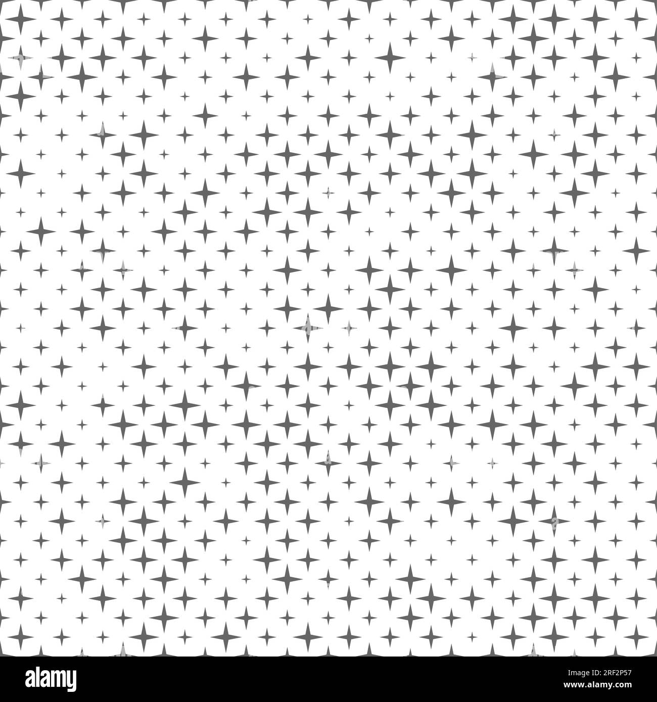 Starlight. Seamless star pattern. stars of different sizes and shades ...