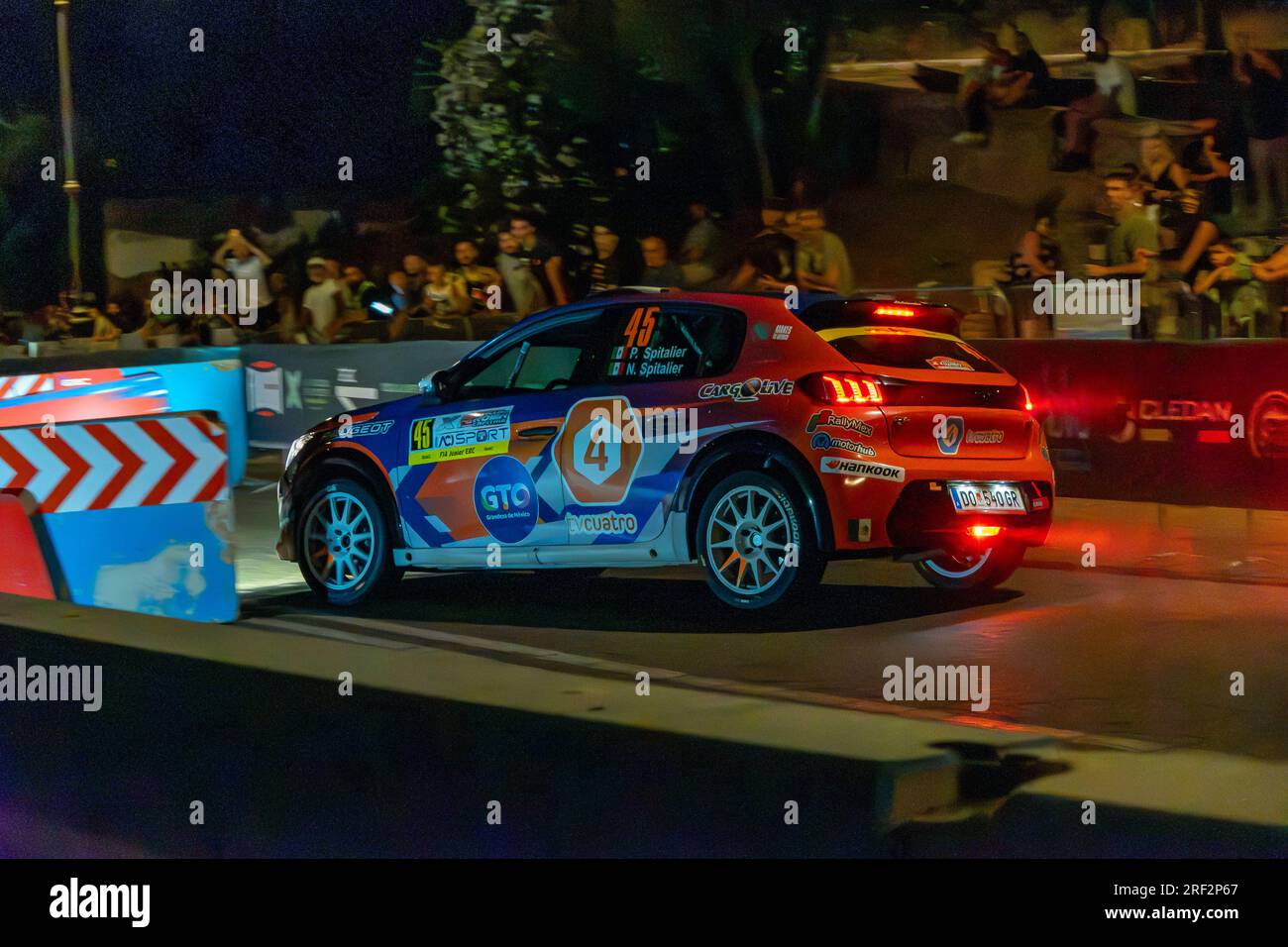 fia european rally championship rally della capitale Stock Photo - Alamy