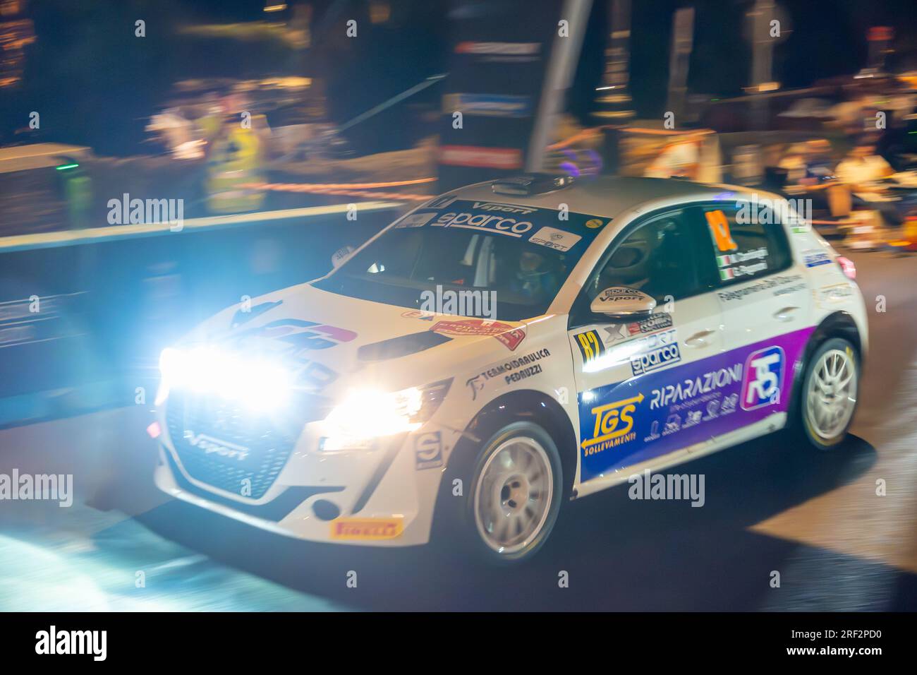 fia european rally championship rally della capitale Stock Photo - Alamy