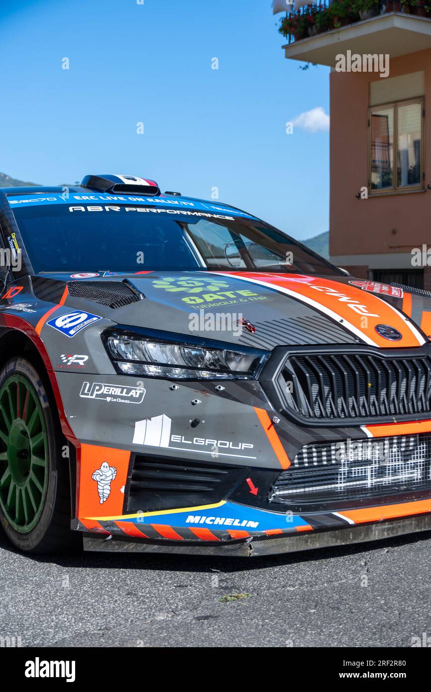 fia european rally championship rally della capitale Stock Photo - Alamy