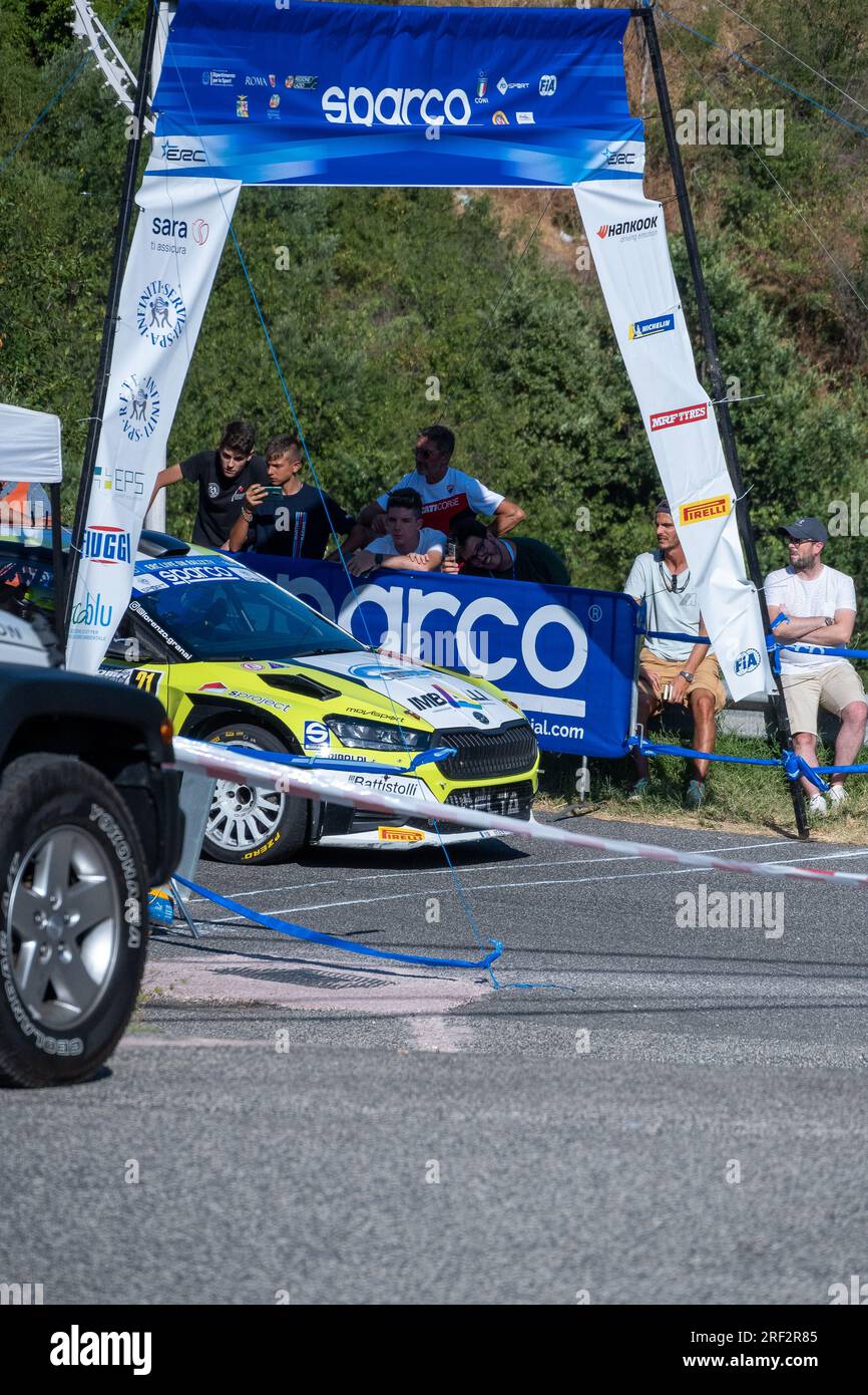 fia european rally championship rally della capitale Stock Photo - Alamy