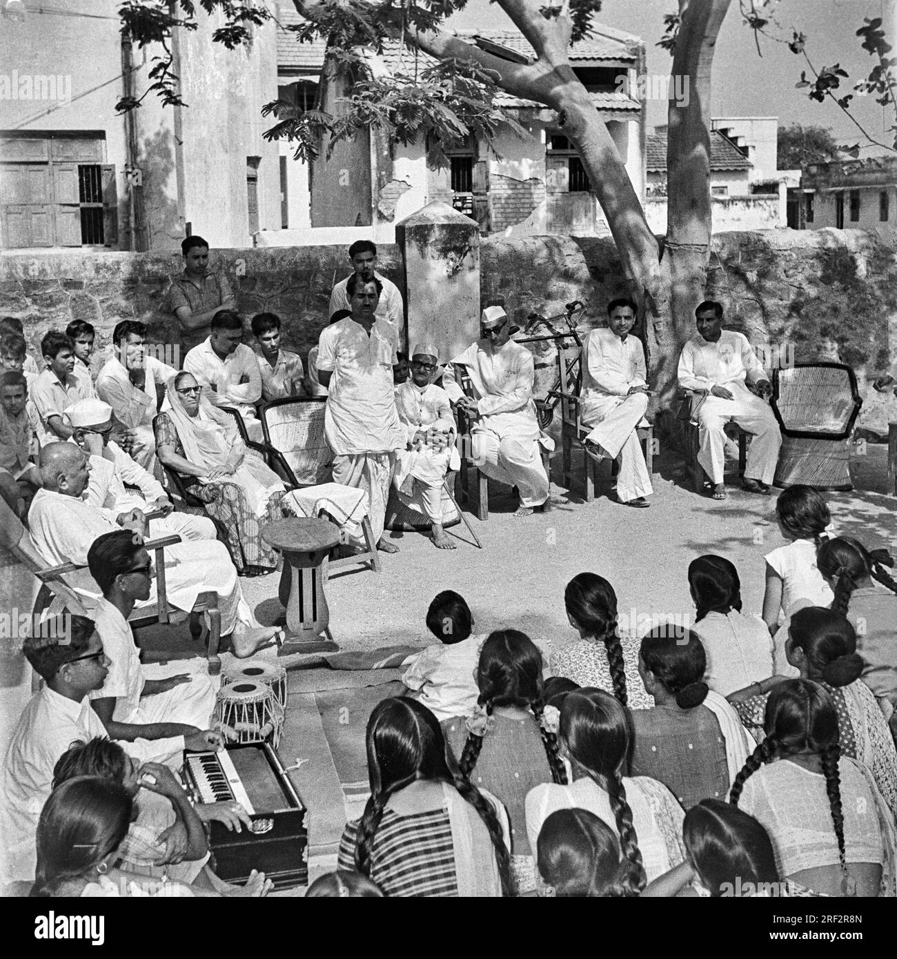 Gujarat village old men Black and White Stock Photos & Images - Alamy