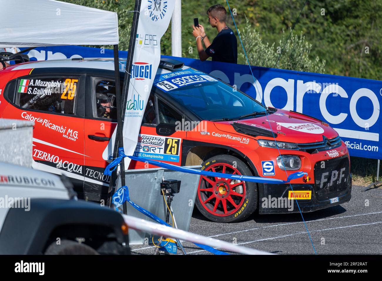 fia european rally championship rally della capitale Stock Photo - Alamy
