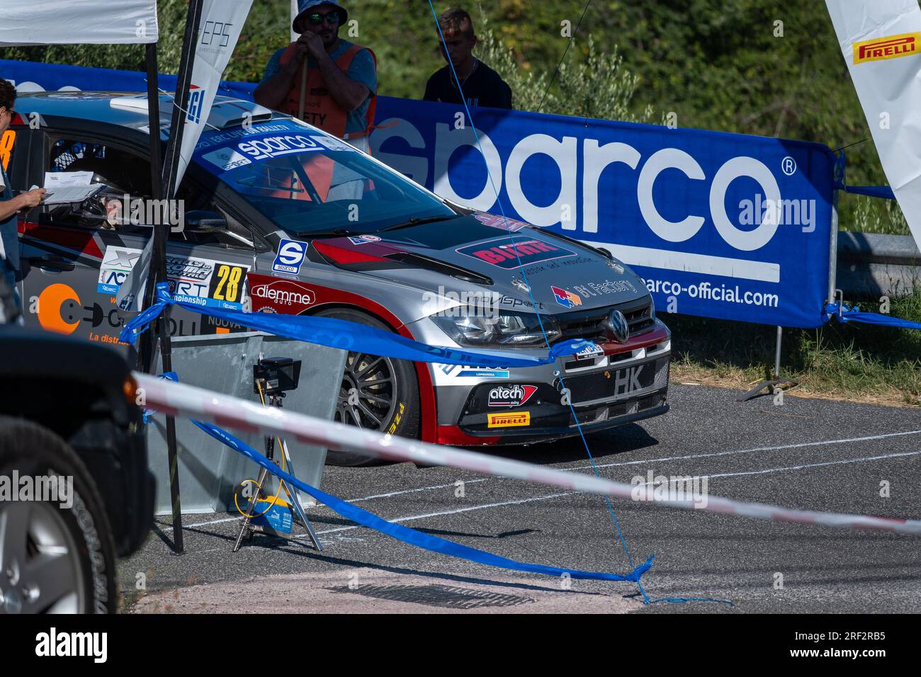 fia european rally championship rally della capitale Stock Photo - Alamy