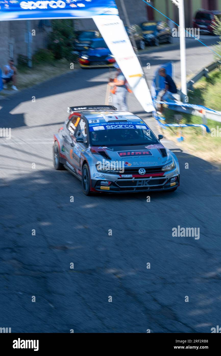 fia european rally championship rally della capitale Stock Photo - Alamy
