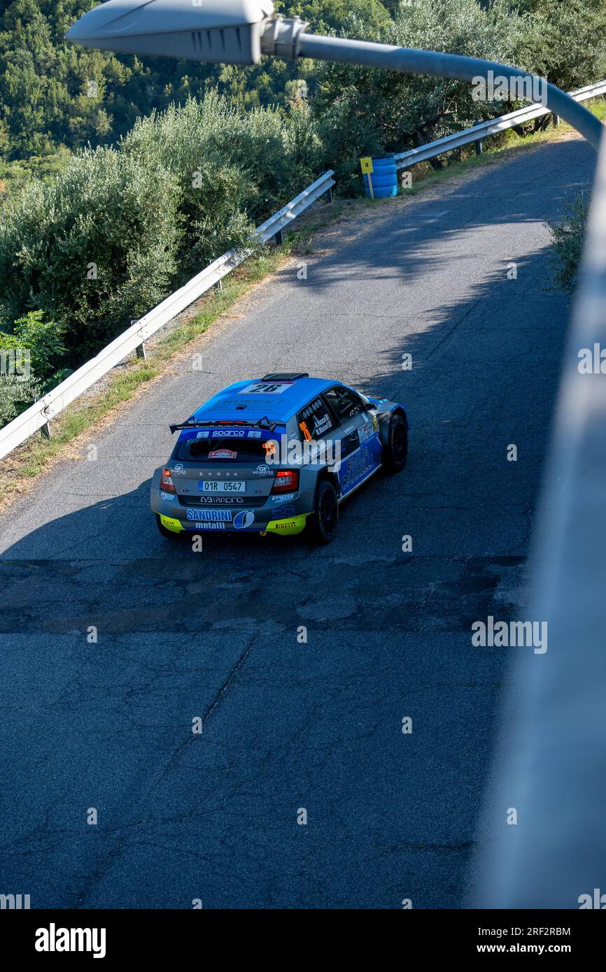 fia european rally championship rally della capitale Stock Photo - Alamy