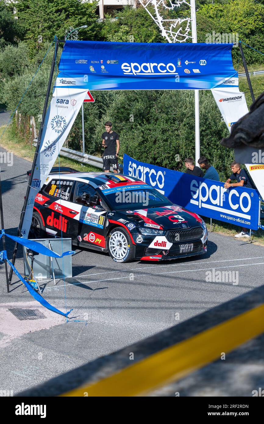 fia european rally championship rally della capitale Stock Photo - Alamy