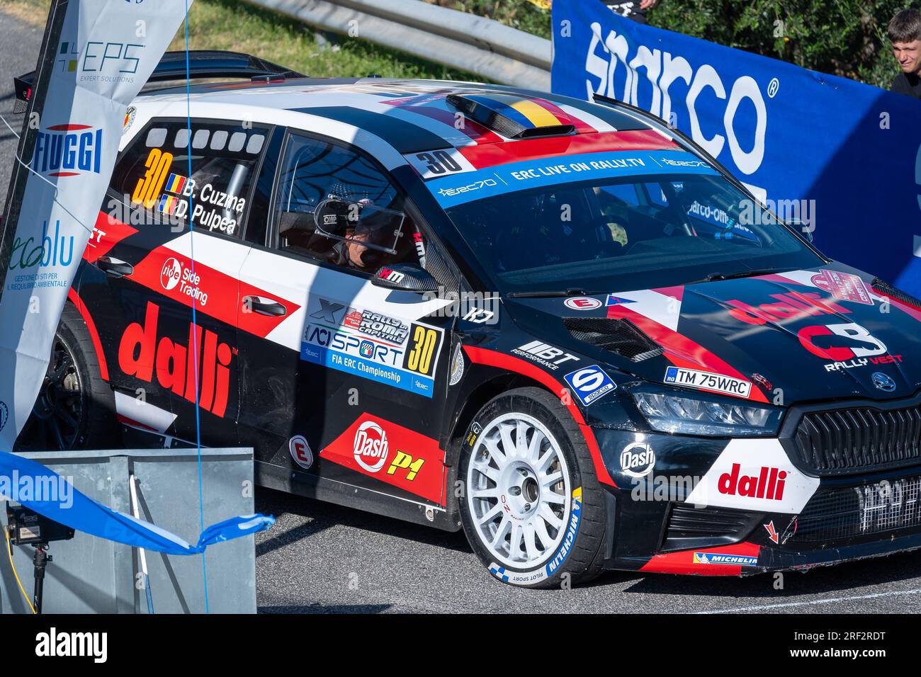 fia european rally championship rally della capitale Stock Photo - Alamy