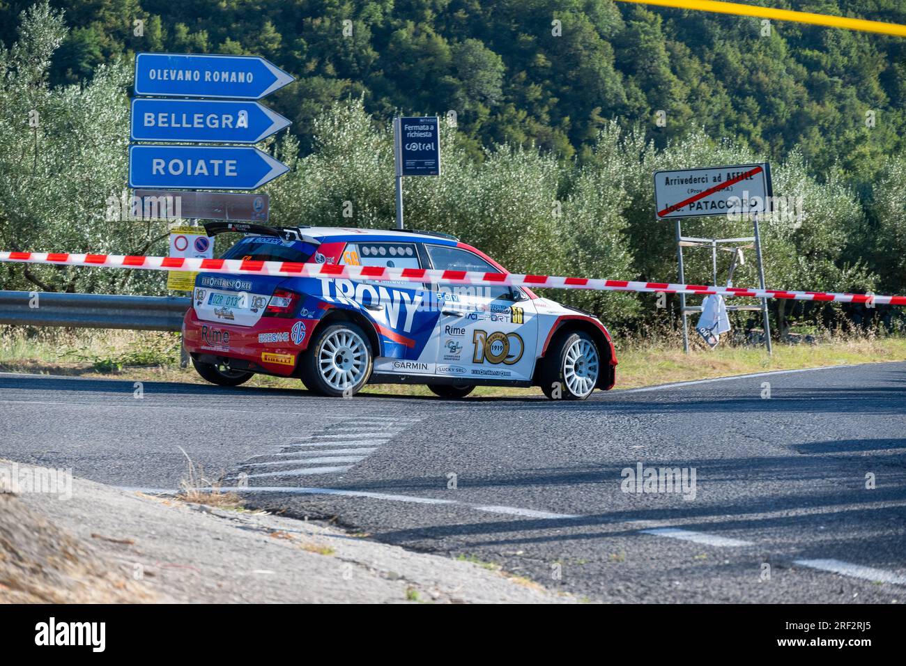 fia european rally championship rally della capitale Stock Photo - Alamy