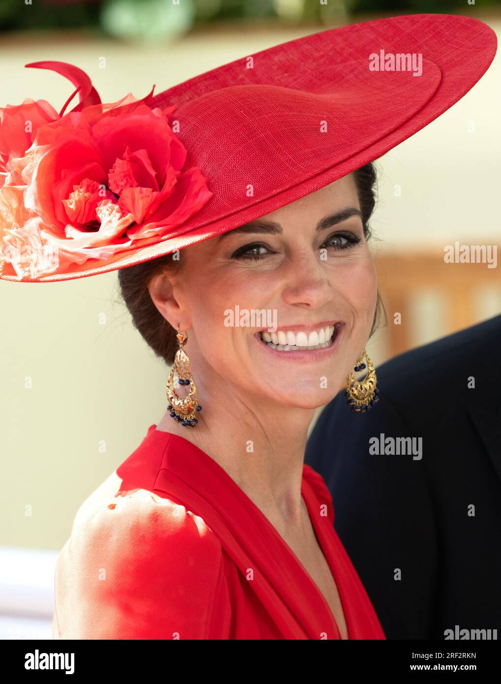 Berkshire, UK. June 23rd, 2023. The Princess of Wales attending day ...