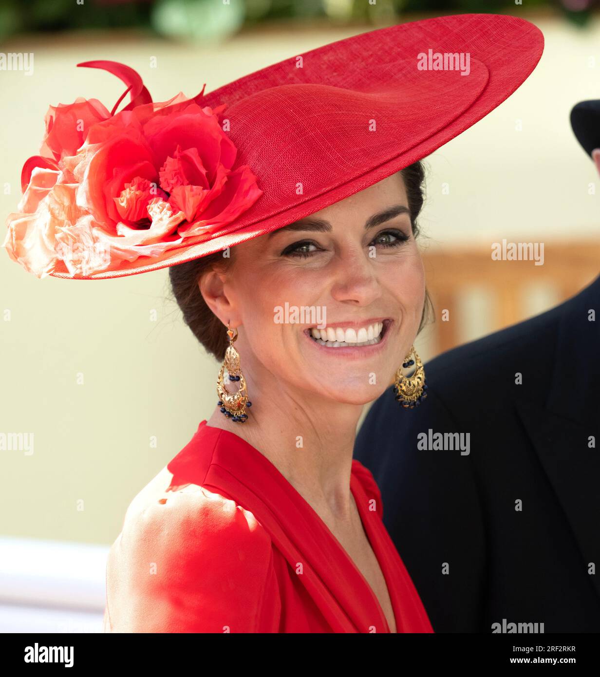 Berkshire, UK. June 23rd, 2023. The Princess of Wales attending day ...