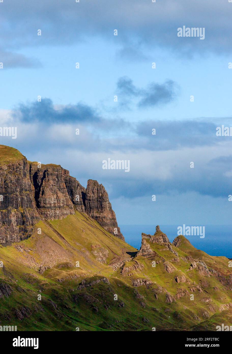 Looking towards The Quiraing from Bioda Buidhe, Trotternish, The isle ...