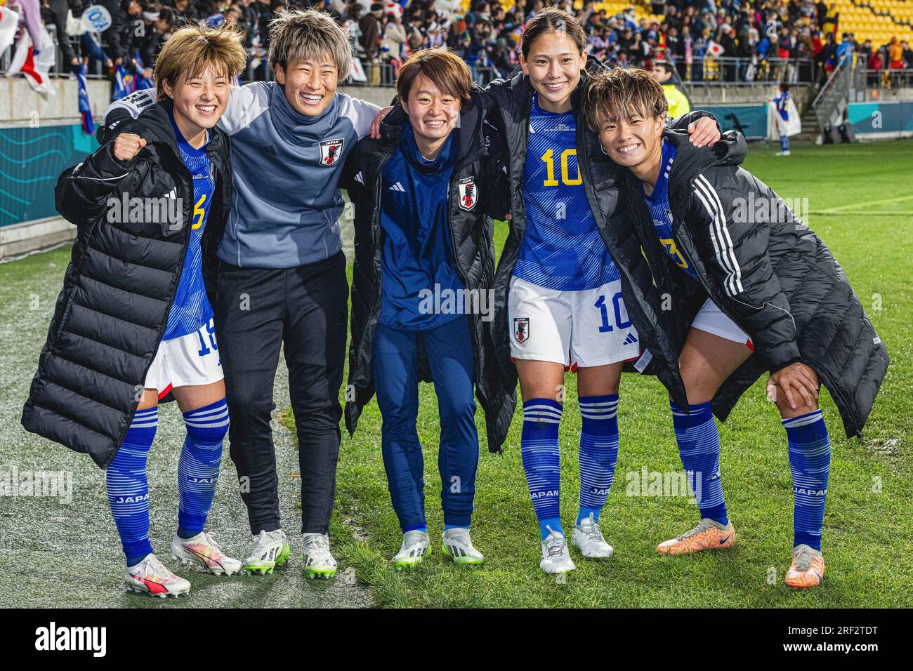 Wellington, New Zealand. 31st July 2023. Members of the Japan squad ...