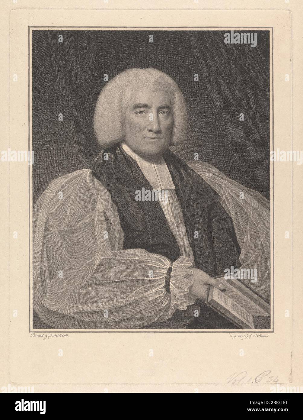 Richard Beadon, Bishop of Bath & Wells by Georg Siegmund Facius Stock ...