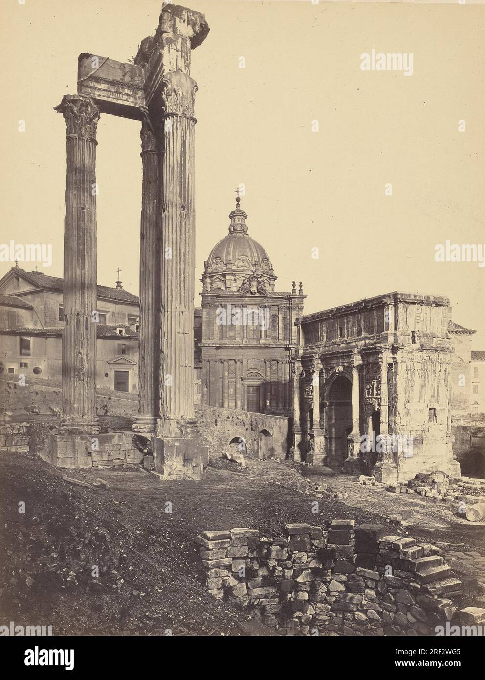 The Three Columns at the Foot of the Capitol, Formerly Styled the ...