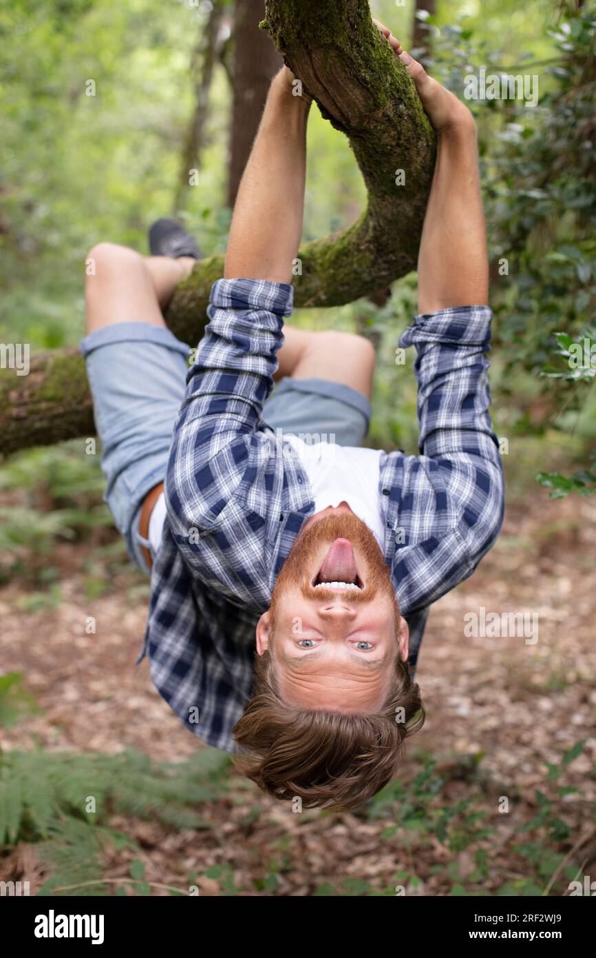 hugging trees to support nature Stock Photo - Alamy