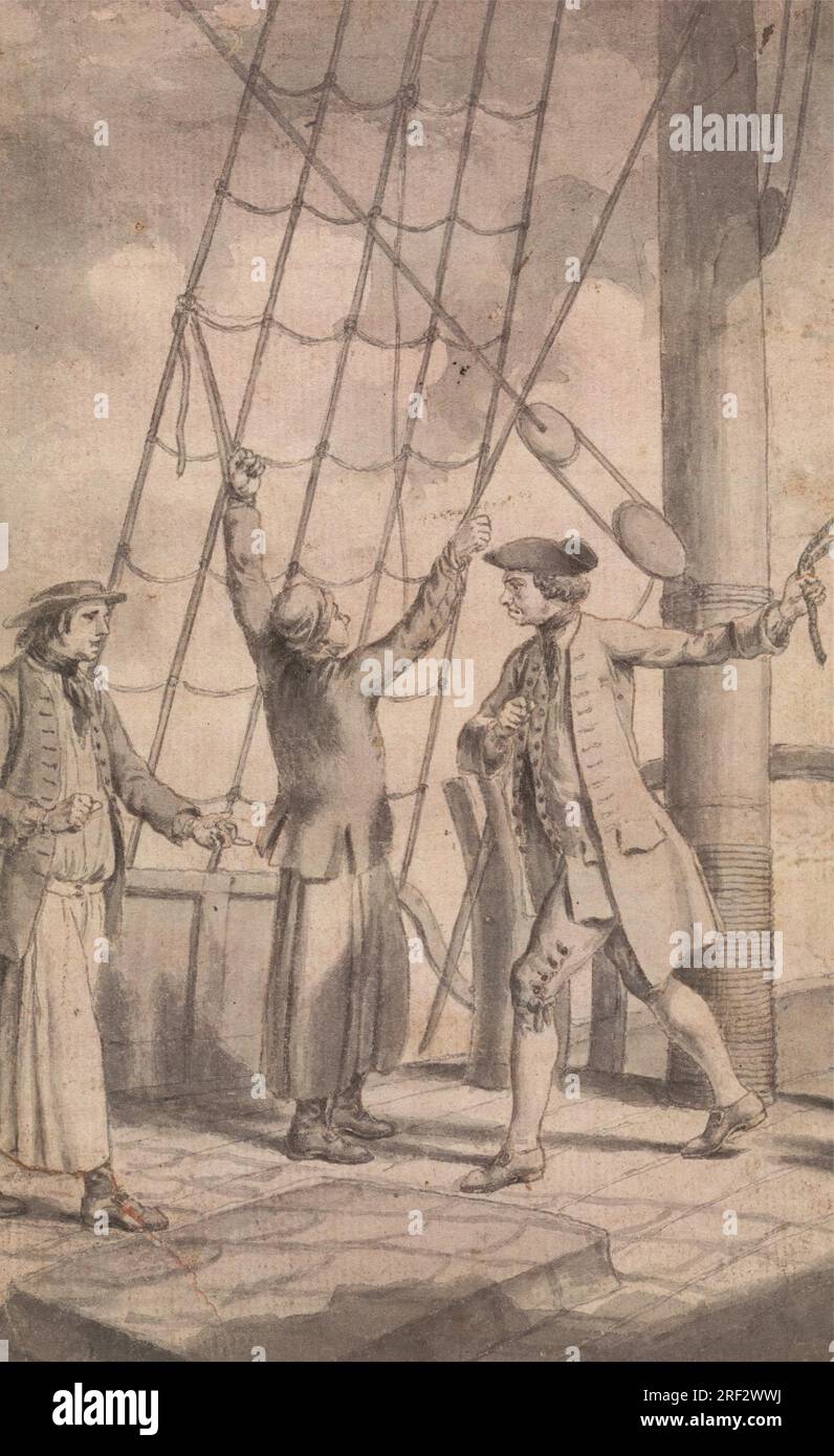 The Murder of Kenith Hossack by Captain Lowry by Samuel Wale Stock ...