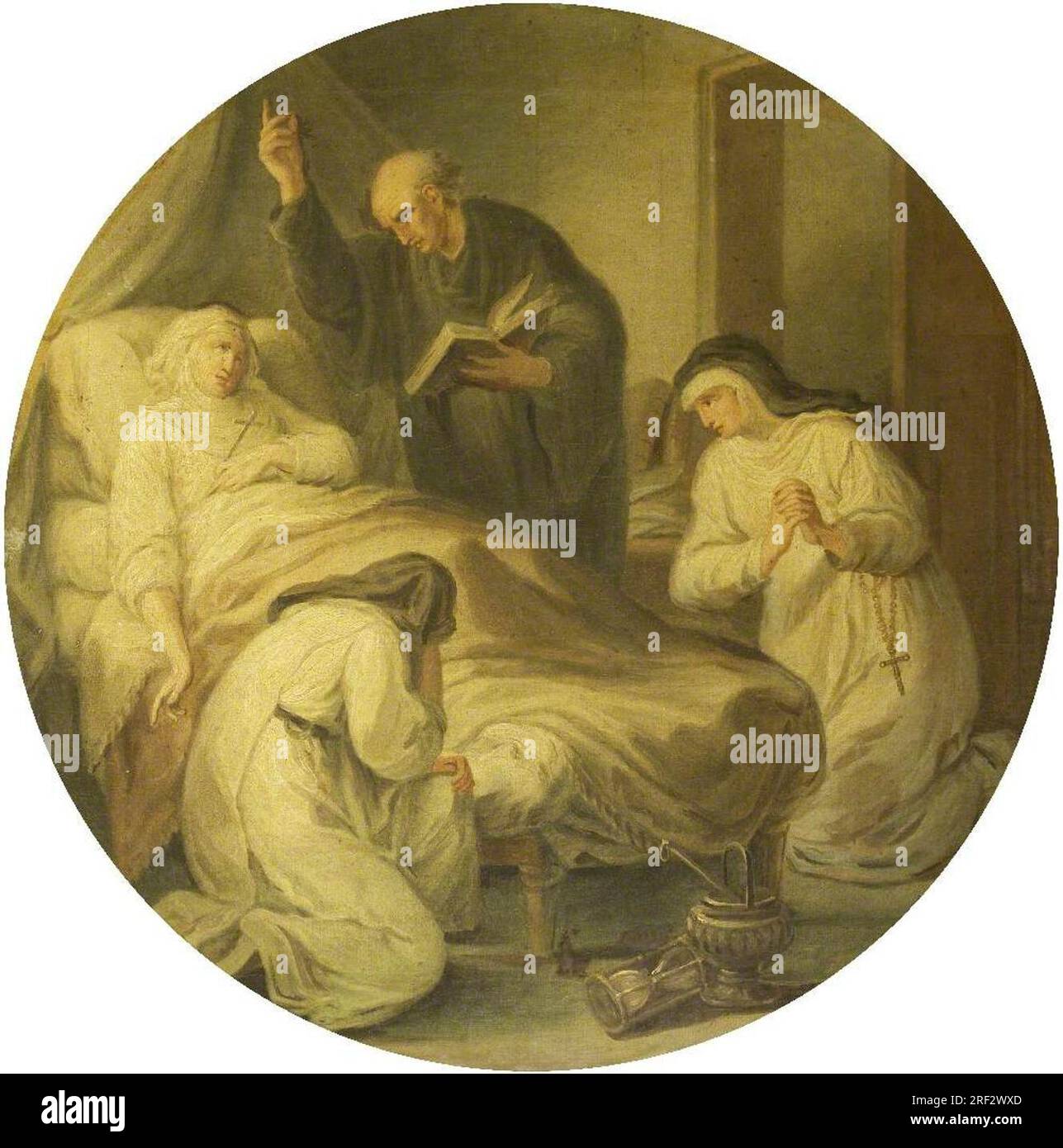 The Death of Héloïse (after Angelica Kauffman) between 1782 and 1786 by ...